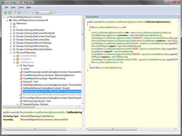Adding Doc Rtf And Ooxml Export Formats To The Microsoft Report Viewer Control Implementing