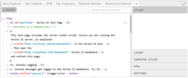 Remotely Debug And Test Javascript The New Vorlonjs Plug Ins Codeproject