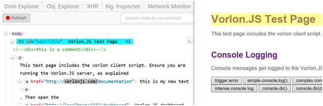 Remotely Debug And Test Javascript The New Vorlonjs Plug Ins Codeproject