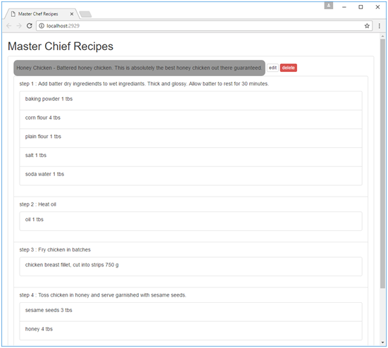 Master Chef Part 2 Aspnet Core Mvc With Fluent Nhibernate And Angularjs Codeproject