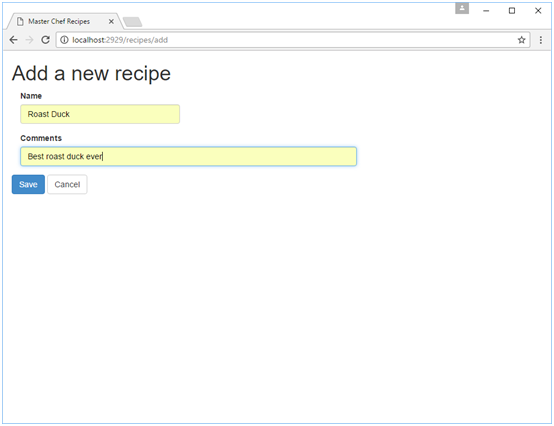 Master Chef Part 2 Aspnet Core Mvc With Fluent Nhibernate And Angularjs Codeproject