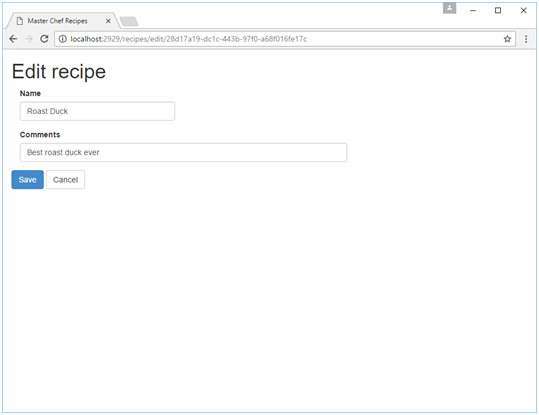 Master Chef Part 2 Aspnet Core Mvc With Fluent Nhibernate And Angularjs Codeproject