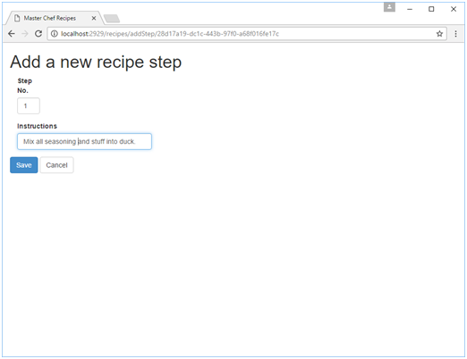 Master Chef Part 2 Aspnet Core Mvc With Fluent Nhibernate And Angularjs Codeproject