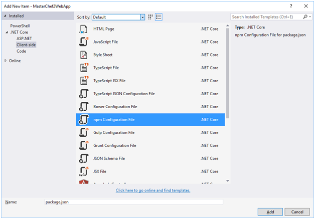 Master Chef Part 3 Aspnet Core Mvc With Entity Framework Core And Angular2 Codeproject 3737