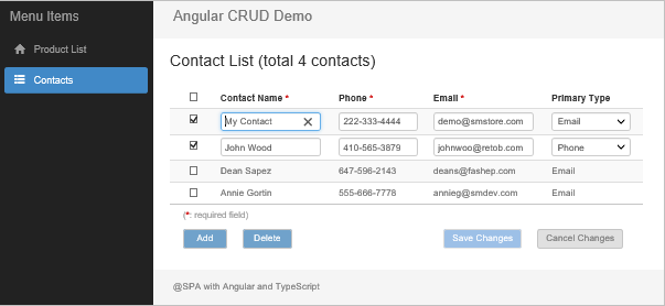 Angular Data Crud With Advanced Practices Of Reactive Forms Codeproject