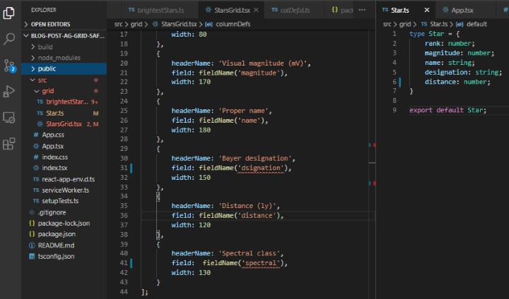 Safer Ag Grid React Column Definitions With Typescript Codeproject