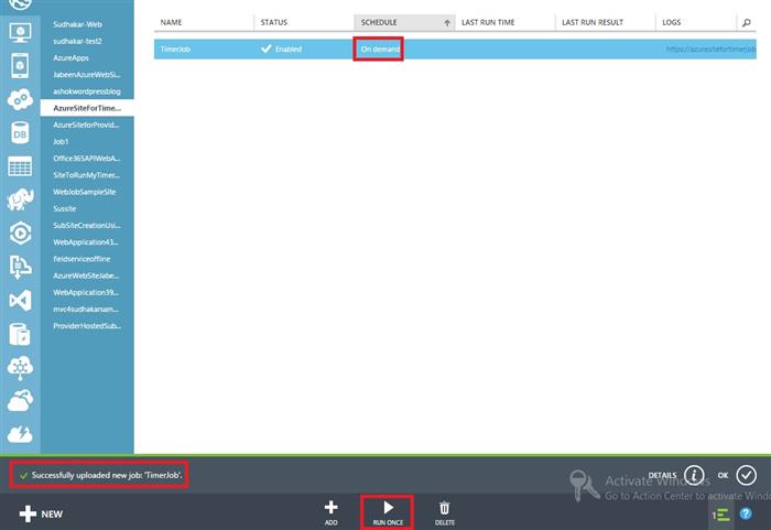 Step By Step Approach To Create Timer Job Using Sharepoint Apps Codeproject