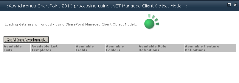 Exploring Sharepoint 2010 Client Object Model Capabilities Codeproject