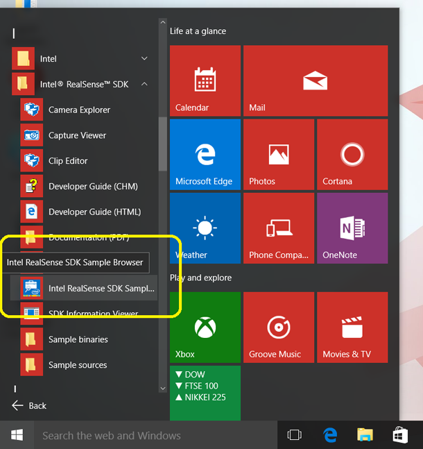 Get Started Developing Intel® Realsense™ Sdk For Windows 10 Desktop Apps Codeproject
