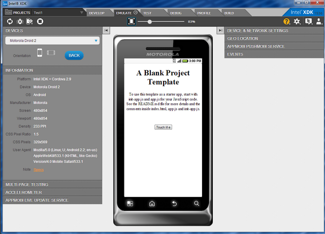 Html5 Web App Using Intel® Xdk Codeproject