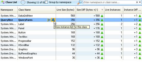 Profiling The Memory Usage Of A Net Application With Ants Memory Profiler Codeproject