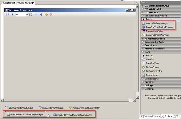 Creating An Application Using Ideablade Devforce In Four Simple Steps Codeproject 7363