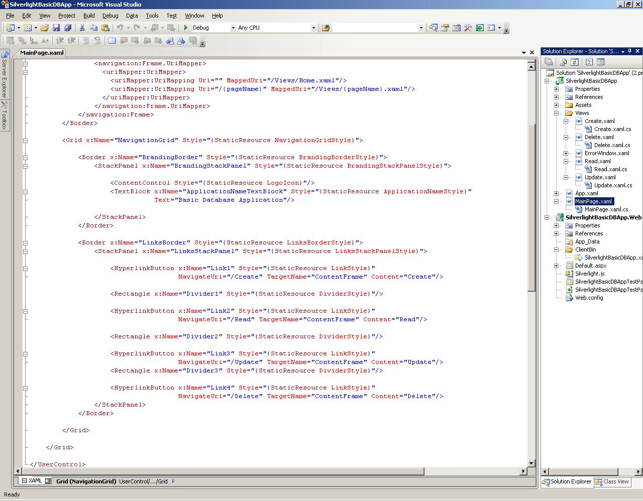 Basic Database Operations In Silverlight 30 Codeproject