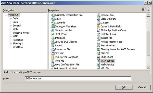 Basic Database Operations In Silverlight 30 Codeproject
