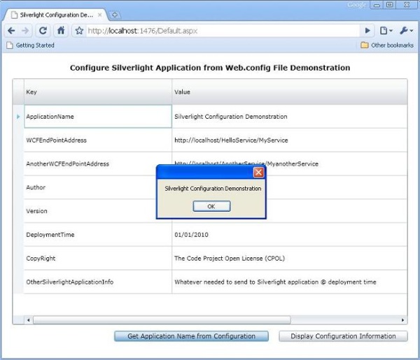 Configure Silverlight 3 Applications Using The Nfig File From Aspnet Codeproject