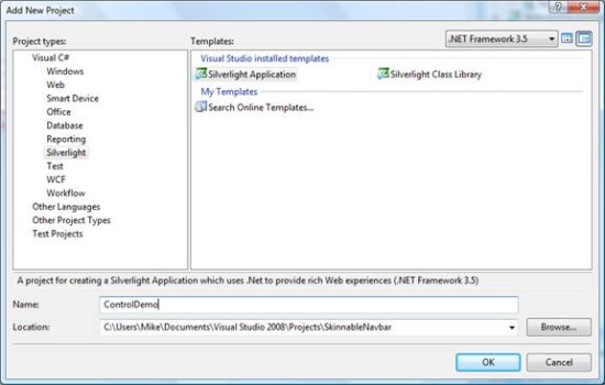 Silverlight Tutorial How To Create A Skinnable Custom Control Codeproject