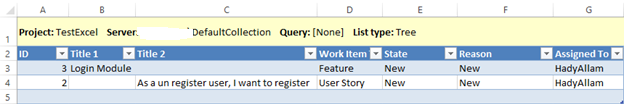Connect To Tfs Using Microsoft Excel Codeproject