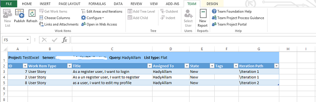 Connect To Tfs Using Microsoft Excel Codeproject