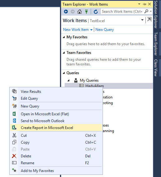 Connect To Tfs Using Microsoft Excel Codeproject