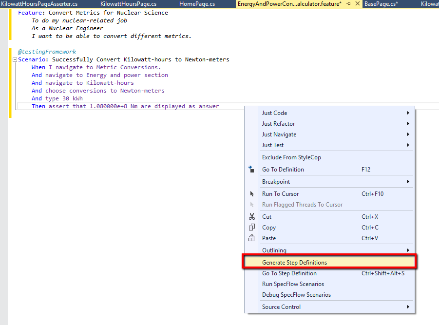 Getting Started With Specflow In 10 Minutes Codeproject