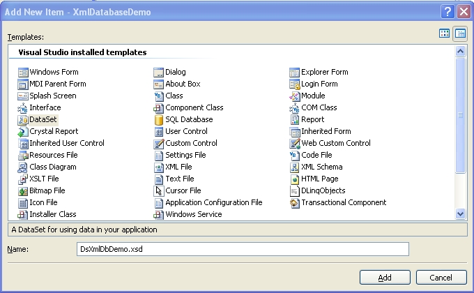 Xml Database Demo Codeproject
