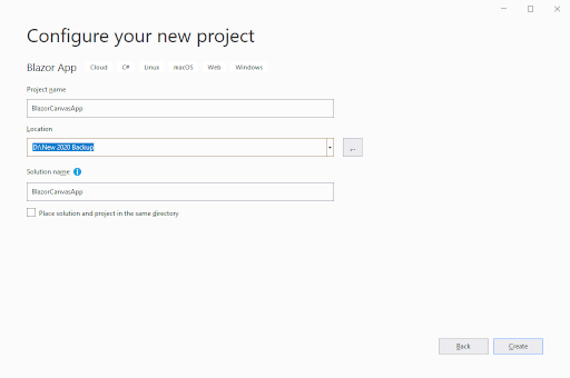 Drawing With The Html Canvas Element In Blazor Server Side Codeproject