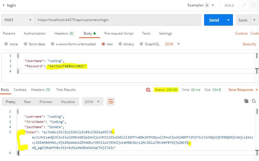 Secure Aspnet Core Web Api Using Jwt Authentication Codeproject