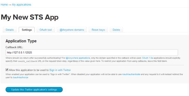 Creating Twitter Sts With Aspnet Mvc And Wif Codeproject