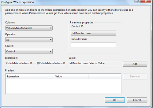 Adding Show All Option To A Dropdownlist Gridview Data Filter With Linqdatasource Codeproject