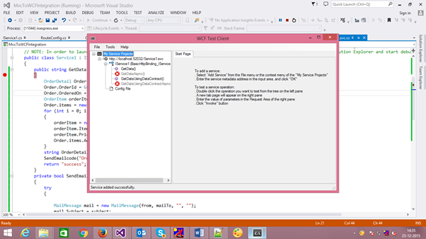 Integration Of Mvc To Wcf Service Codeproject