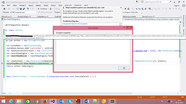 Integration Of Mvc To Wcf Service Codeproject