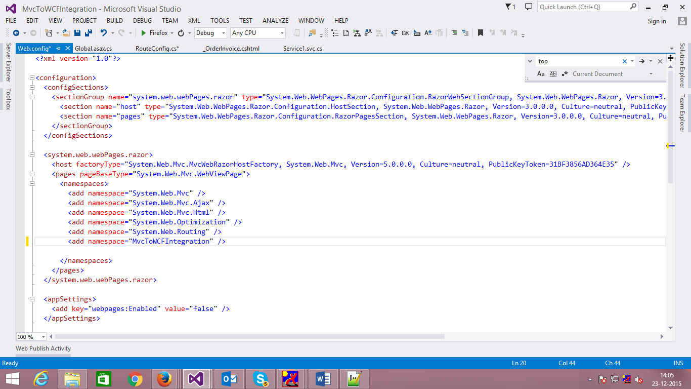 Integration Of Mvc To Wcf Service Codeproject