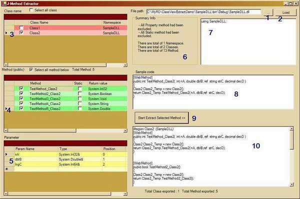 Extract Method Info From Dllmanaged Code And Export To Web Service Code Codeproject
