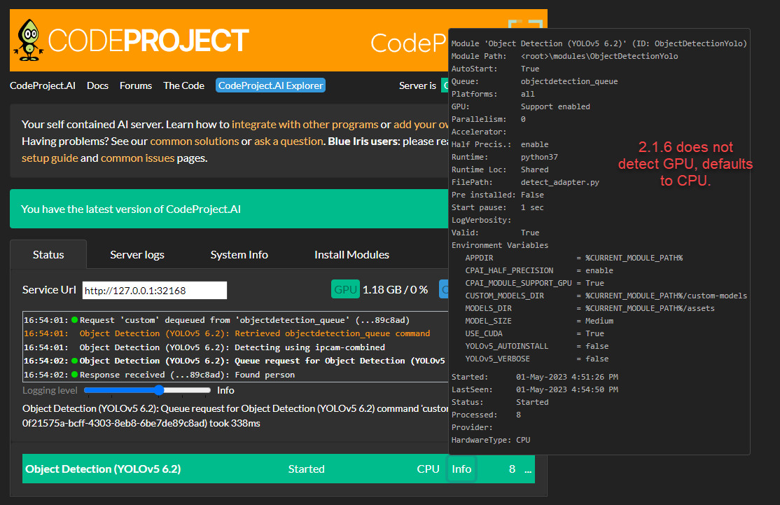 Codeproject Ai Server Ai The Easy Way Codeproject